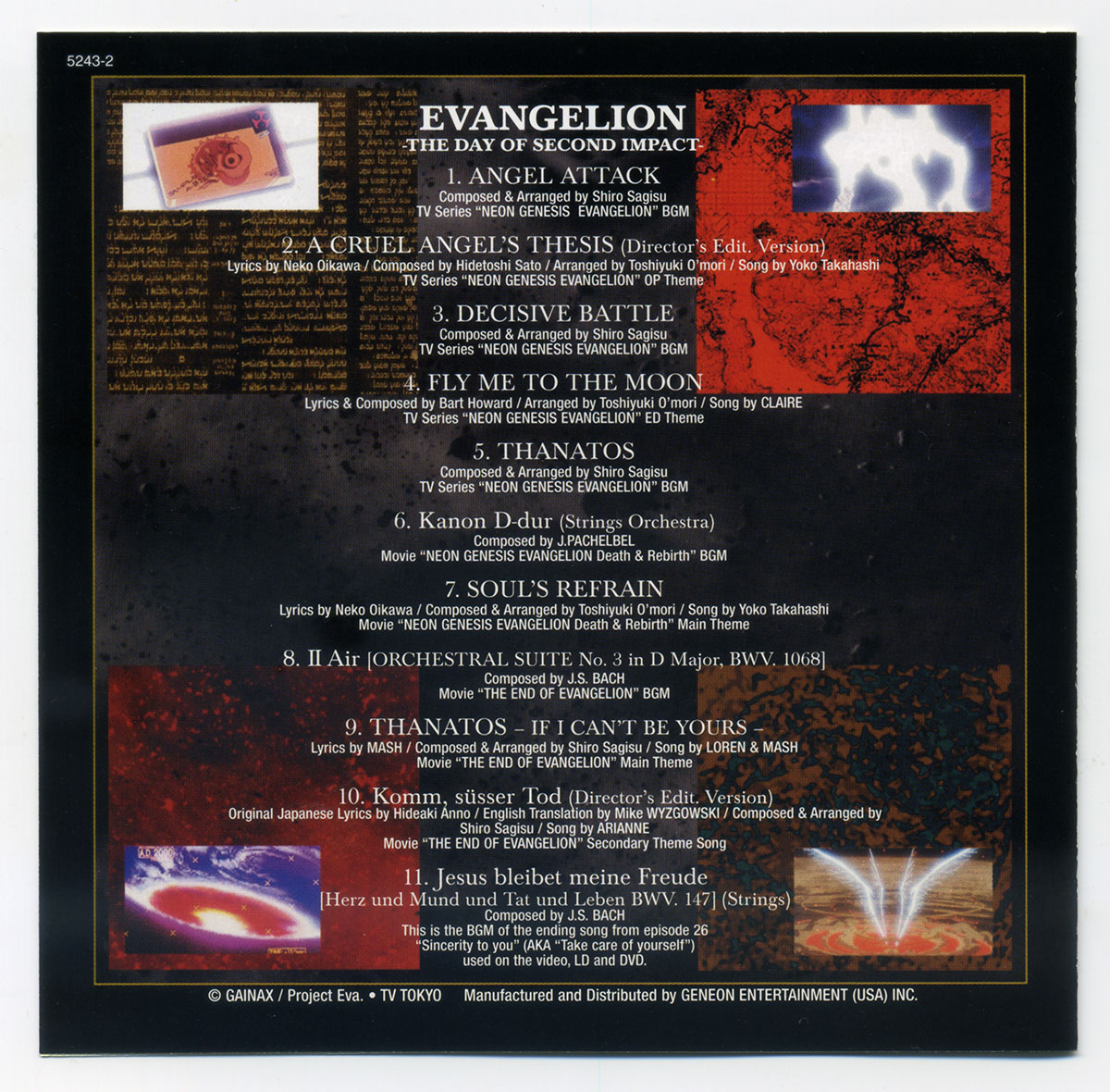 Evangelion – Second Impact – OST – Manga.mx